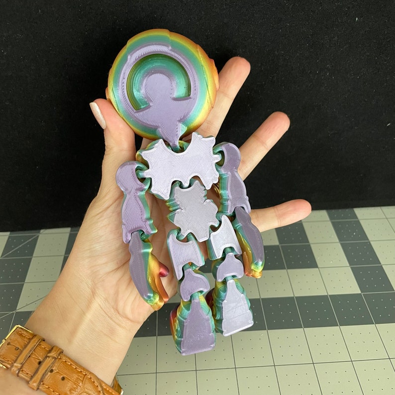 Astronaut From Flexi Factory 3D Printed Toys Rainbow Toys - Etsy