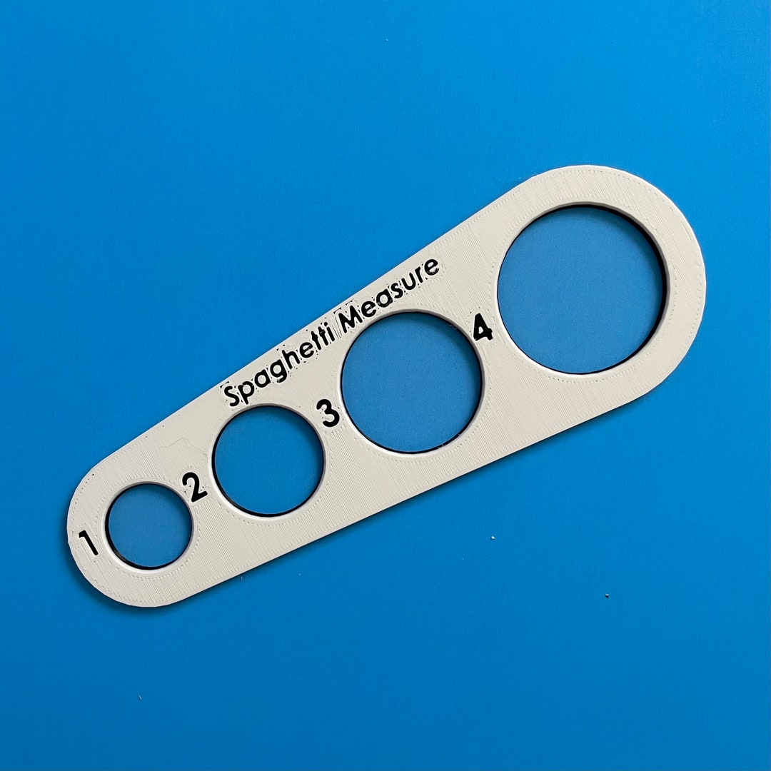 3D Printed Spaghetti Measure: Portion Control Pasta Tool - Etsy