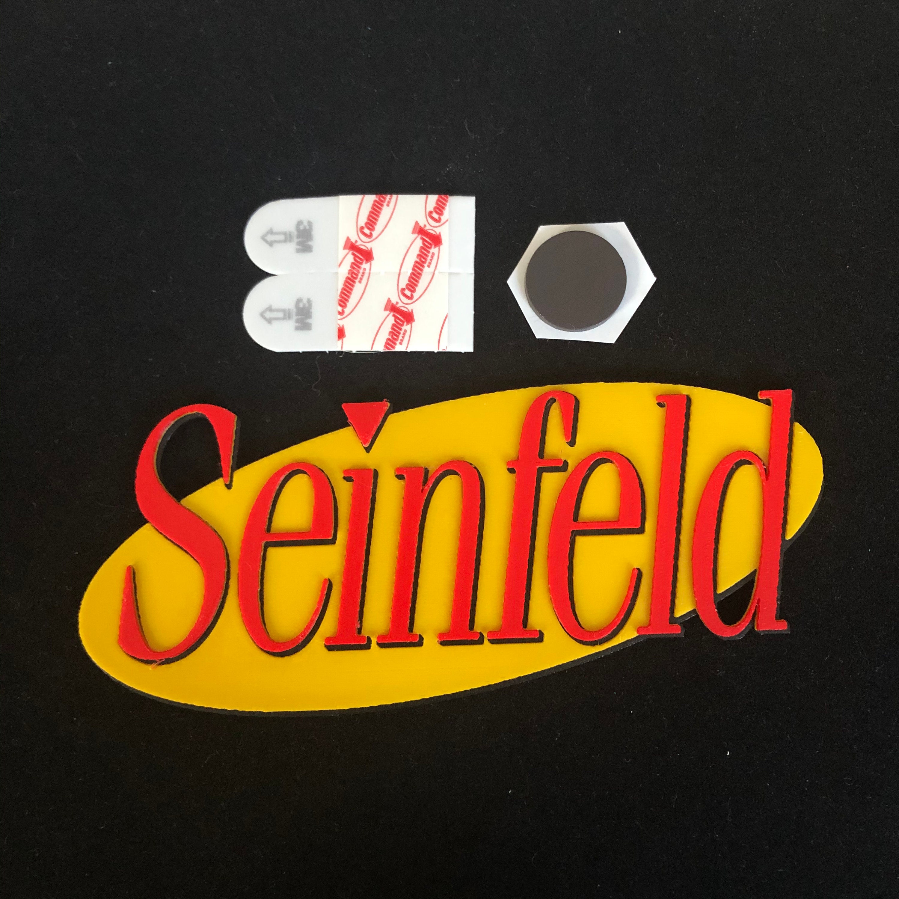 Seinfeld TV Show Logo 3D Printed Sign Sitcom Logos - Etsy Singapore