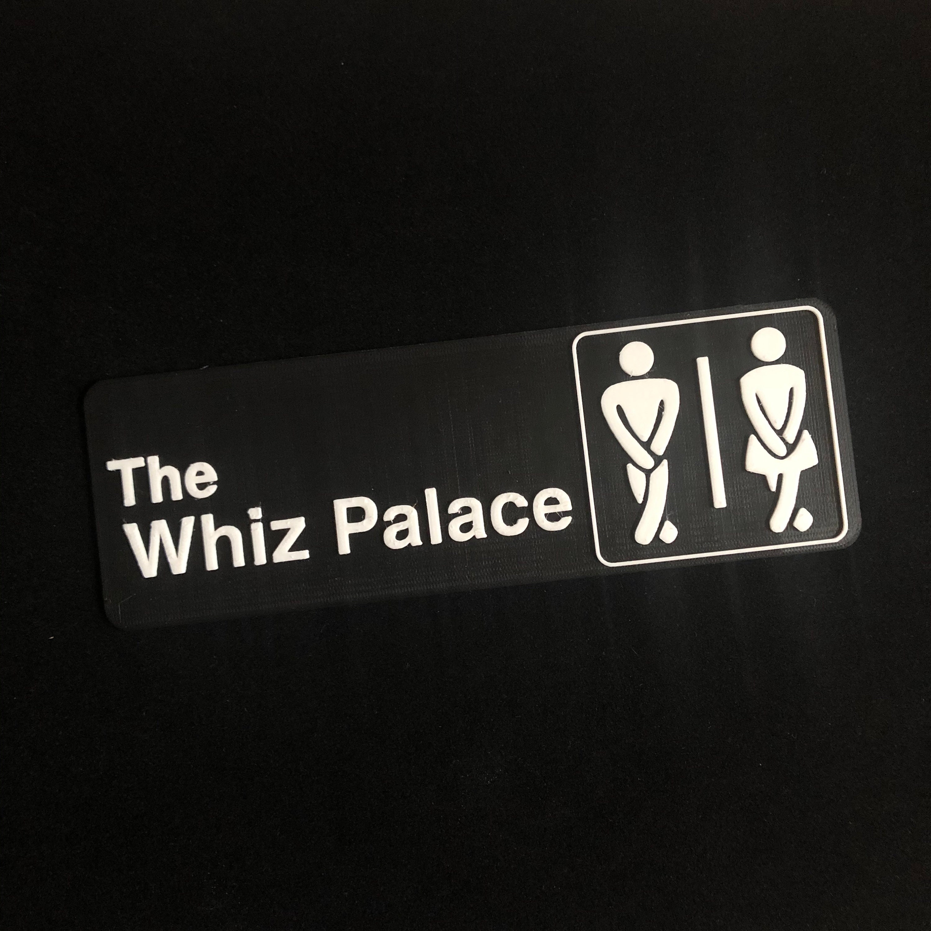 The Whiz Palace Door Sign | Parks and Recreation | Leslie Knope | 3D ...