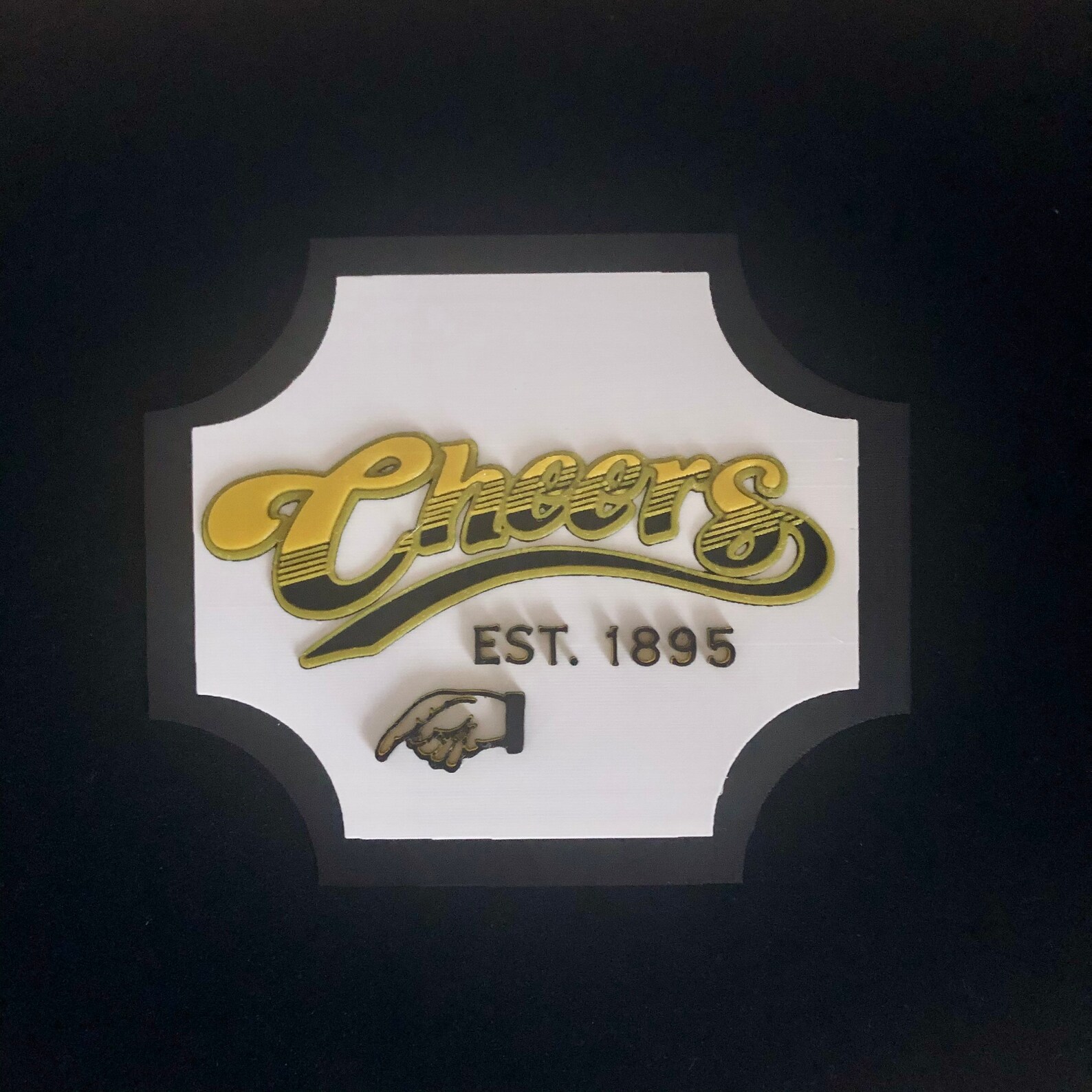 Cheers 3D Printed Sign/ Plaque Logo From 1982 Tv Show Cheers - Etsy