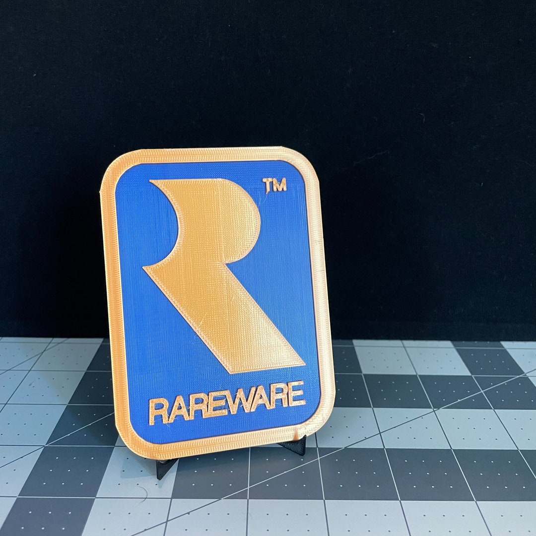 Rareware 3D Printed Logo Video Game Fan Gift Rareware Memorabilia - Etsy