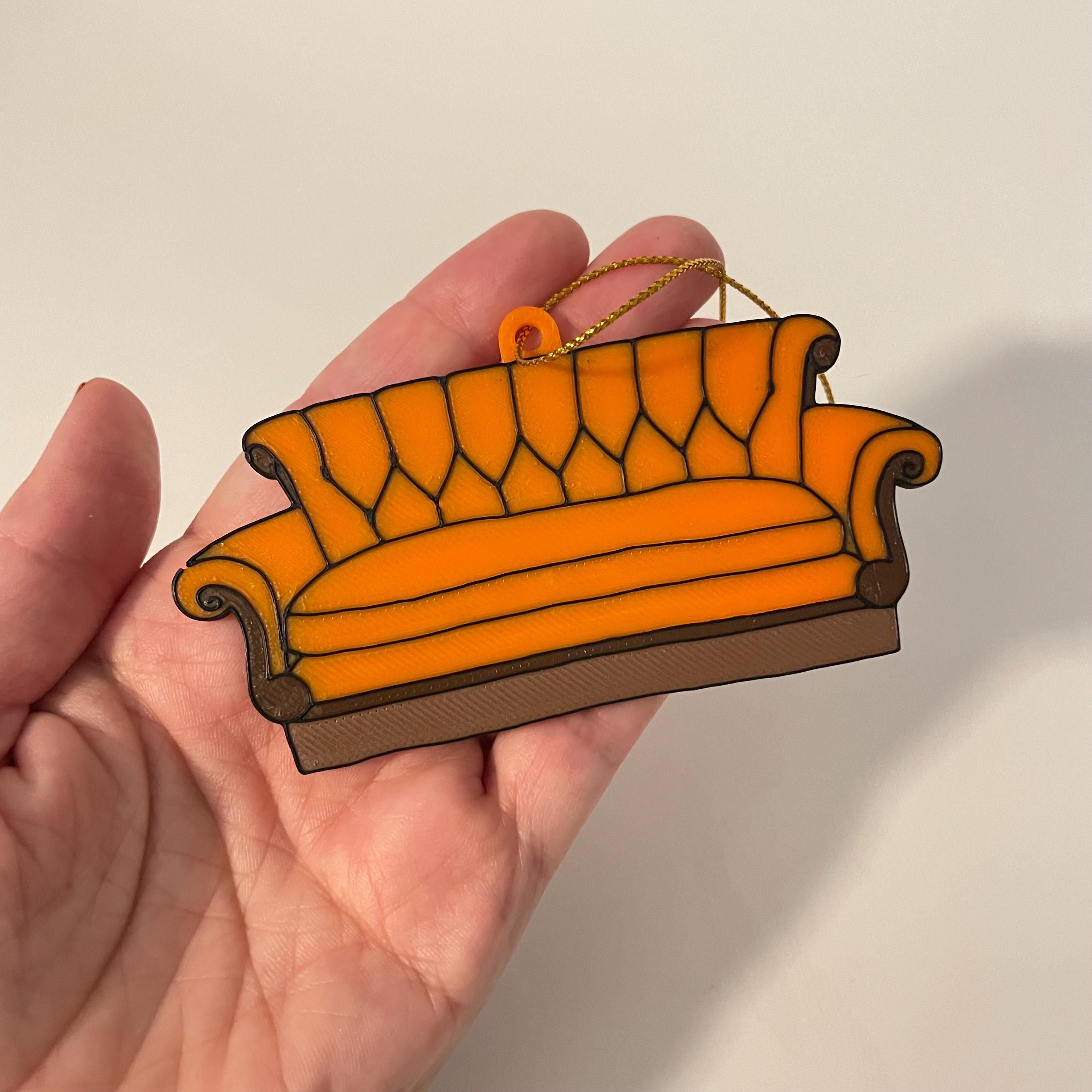 Friends Central Perk Couch Ornament - Iconic Holiday Fun for Your Tree ...