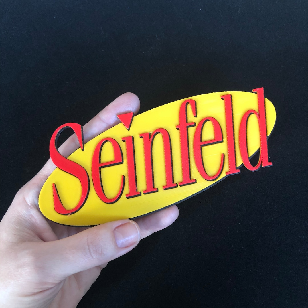 Seinfeld TV Show Logo | 3D Printed Sign | Sitcom Logos - Etsy