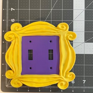 Friends' Inspired Peephole Frame Light Switch Cover Monica's Purple ...