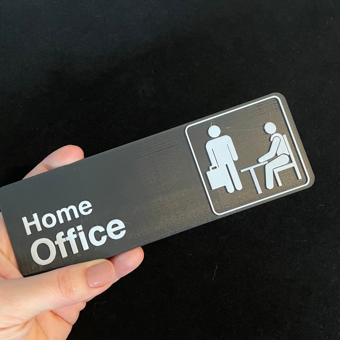 Home Office Room/door Sign 3D Printed Plaque From Tv Show - Etsy