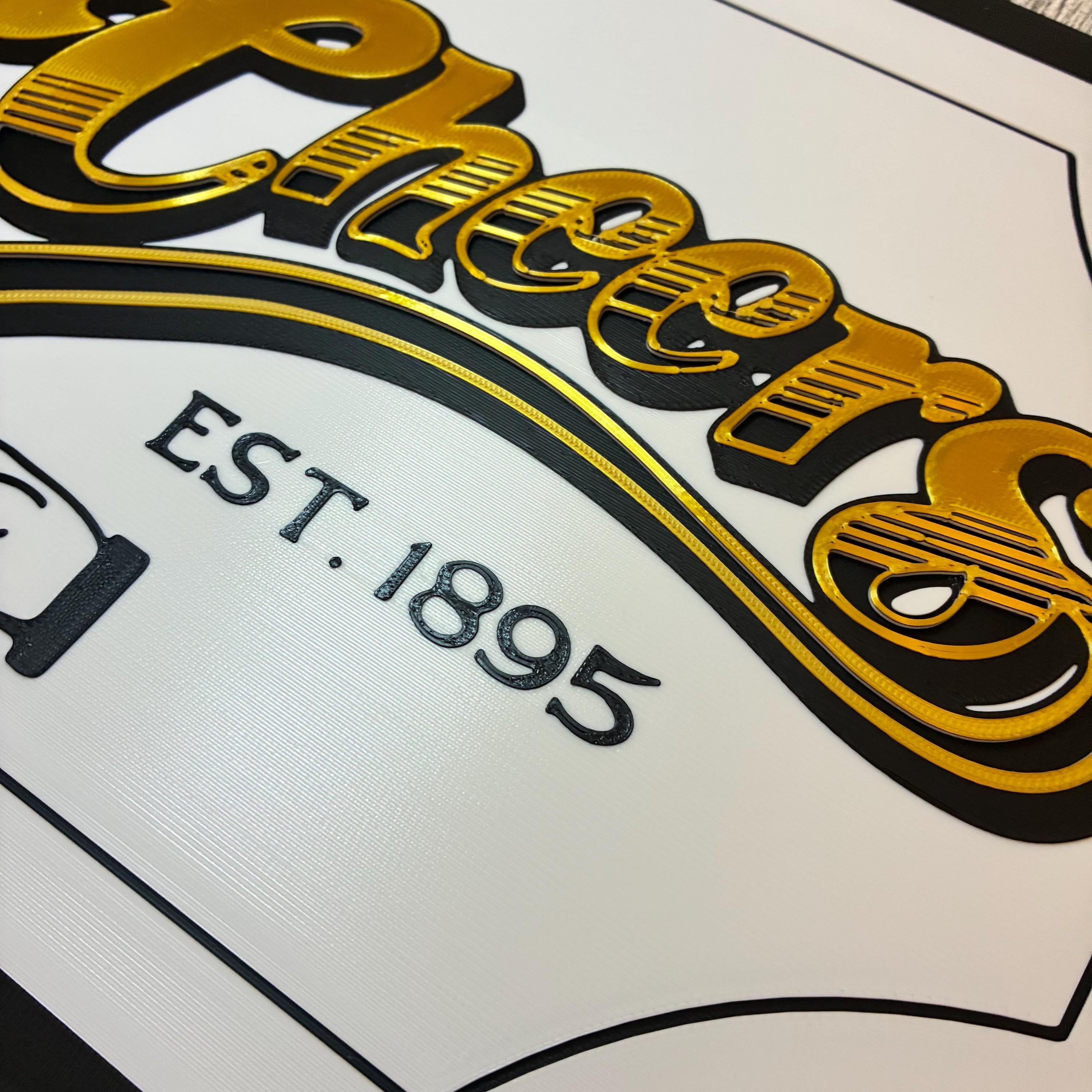 Cheers 3D Printed Sign/ Plaque | Logo From 1982 Tv Show Cheers - Etsy