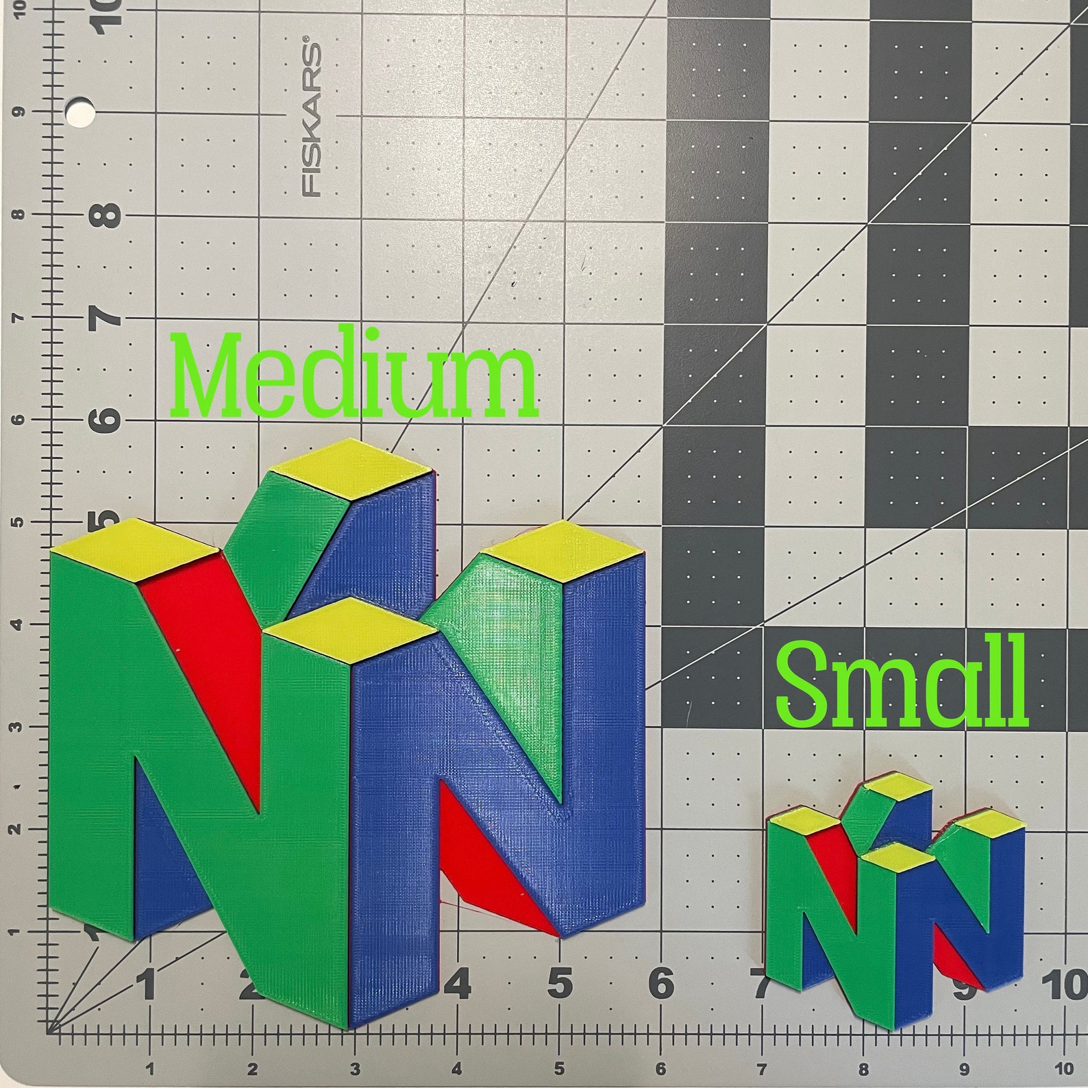 Nintendo 64 Logo Sign: 3D Printed Retro Gaming Decor - Etsy