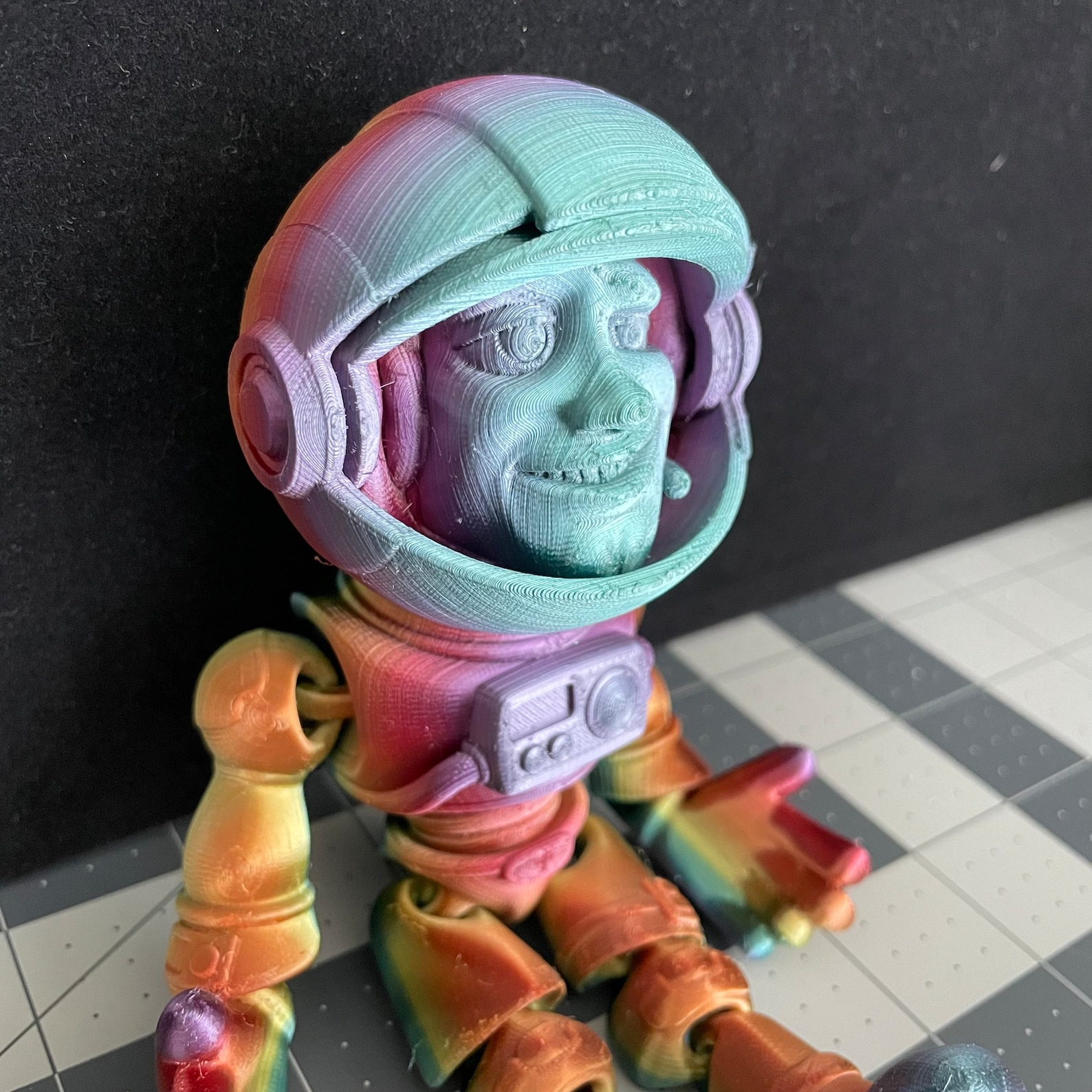 Astronaut From Flexi Factory 3D Printed Toys Rainbow Toys - Etsy