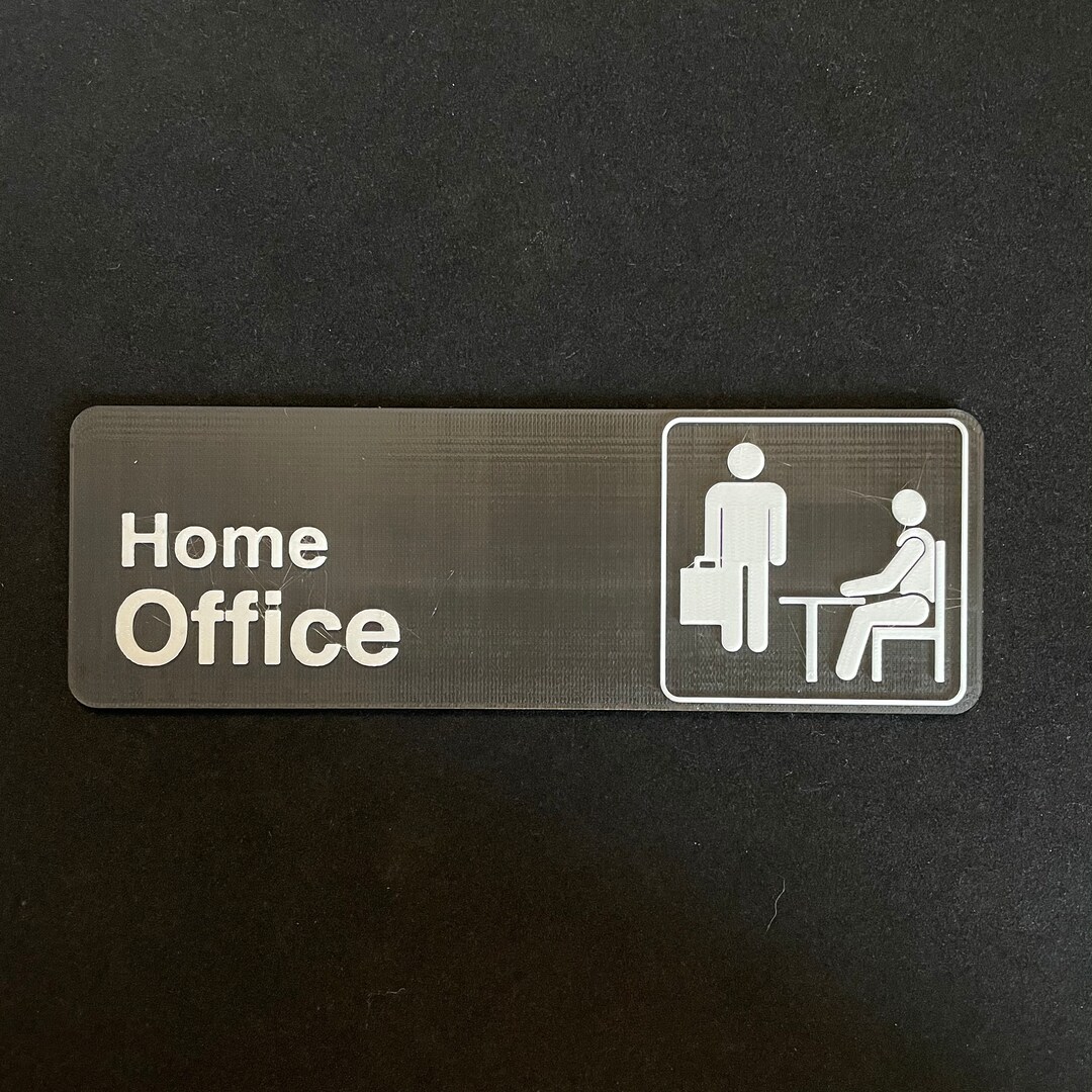 Home Office Room/door Sign 3D Printed Plaque From Tv Show the Office ...