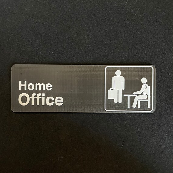Home Office Room/door Sign 3D Printed Plaque From Tv Show | Etsy