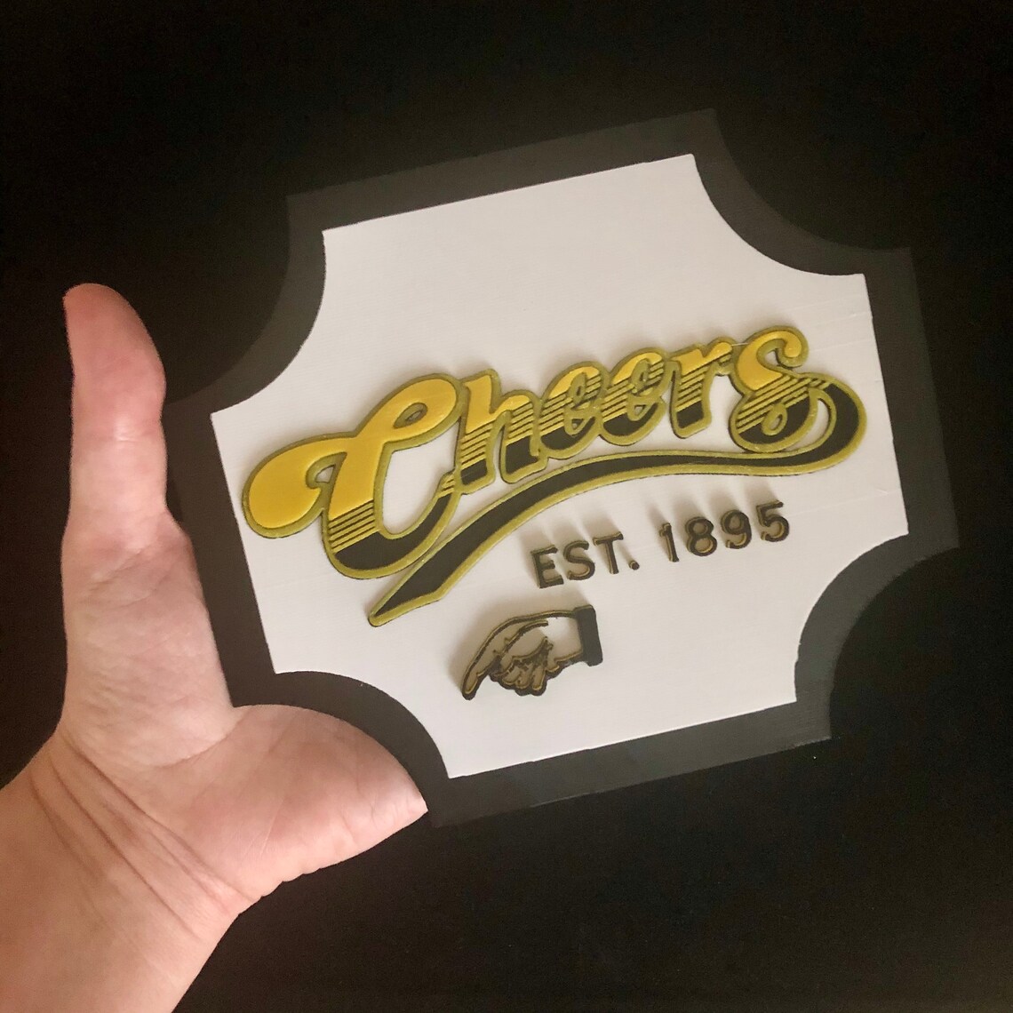 Cheers 3D Printed Sign/ Plaque Logo From 1982 Tv Show Cheers - Etsy