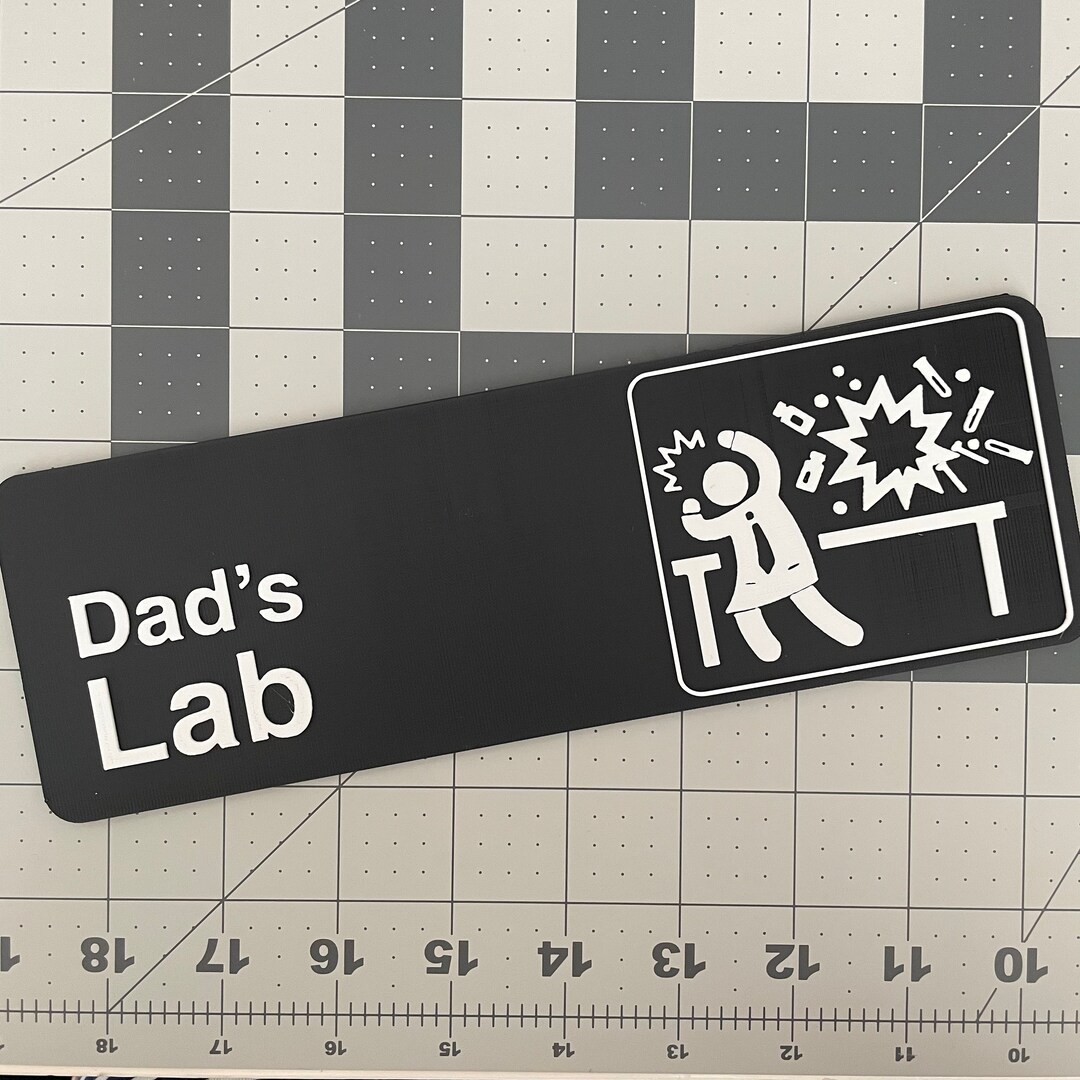 PERSONALIZED the Lab Sign Laboratory 3D Printed Sign Lab - Etsy
