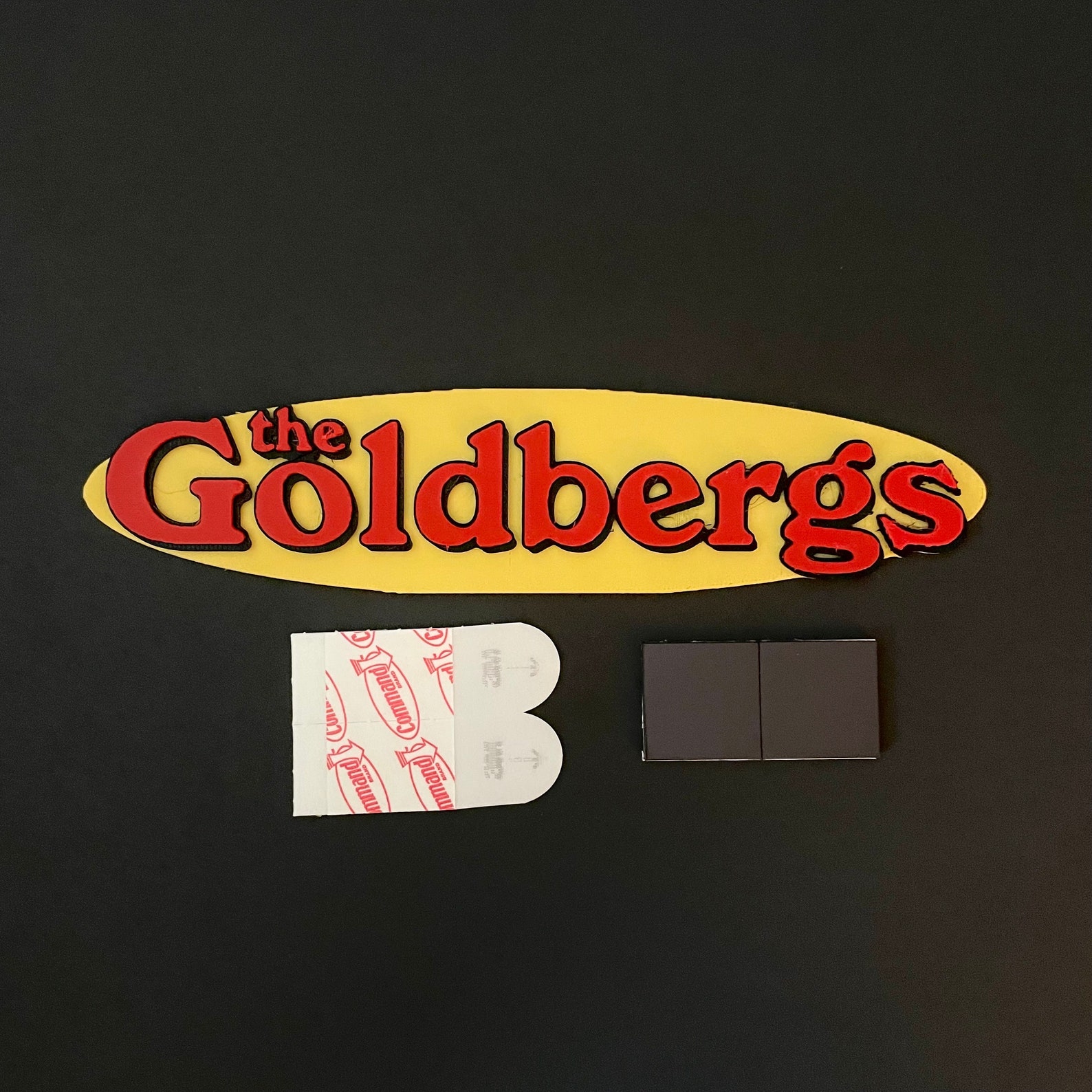 The Goldbergs TV Show Logo Sign 3D Printed Sitcom Signs - Etsy