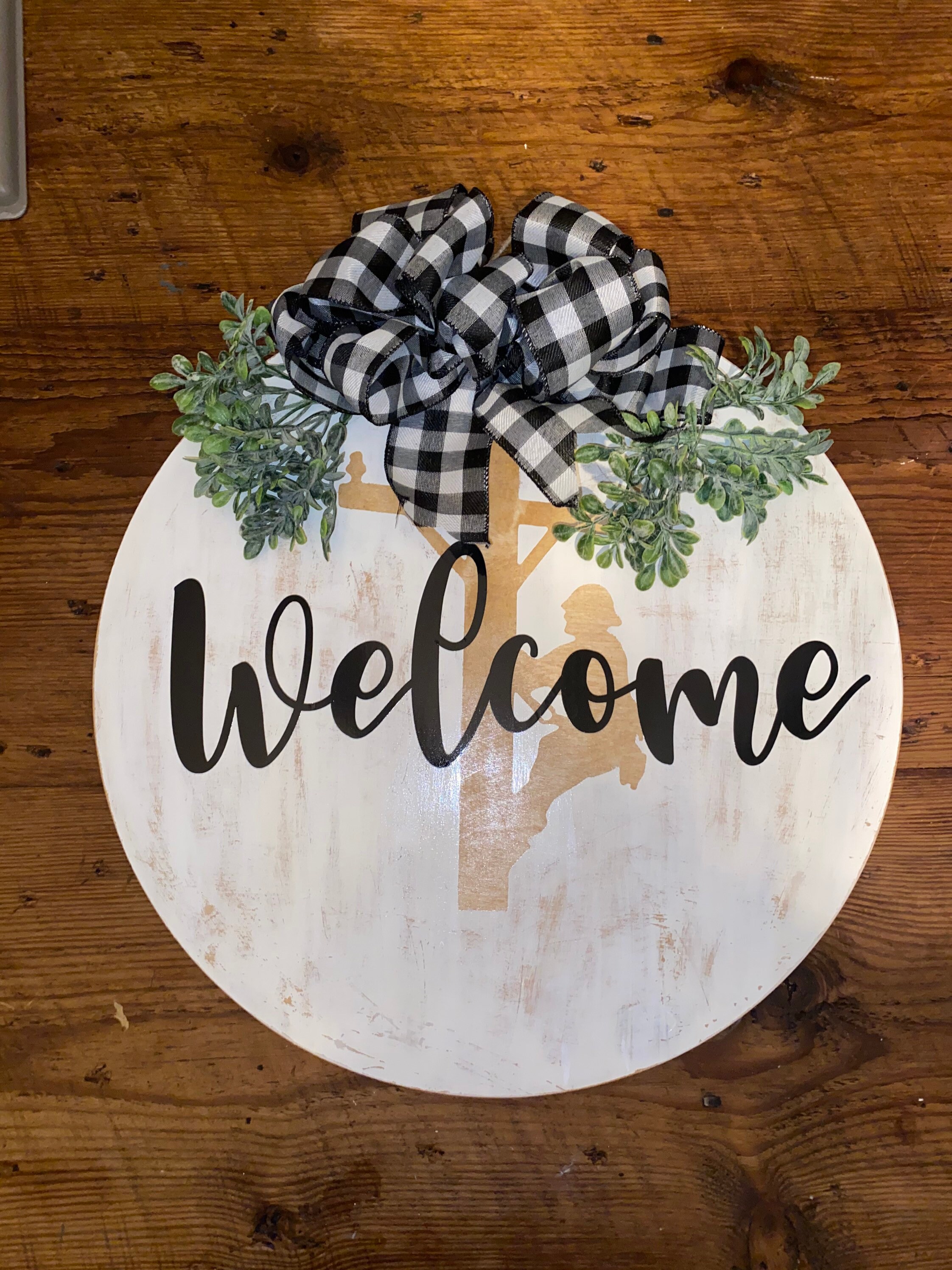 Lineman Welcome Sign - Etsy