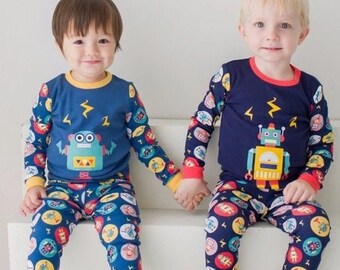 Kids Robot Pajamas - Etsy