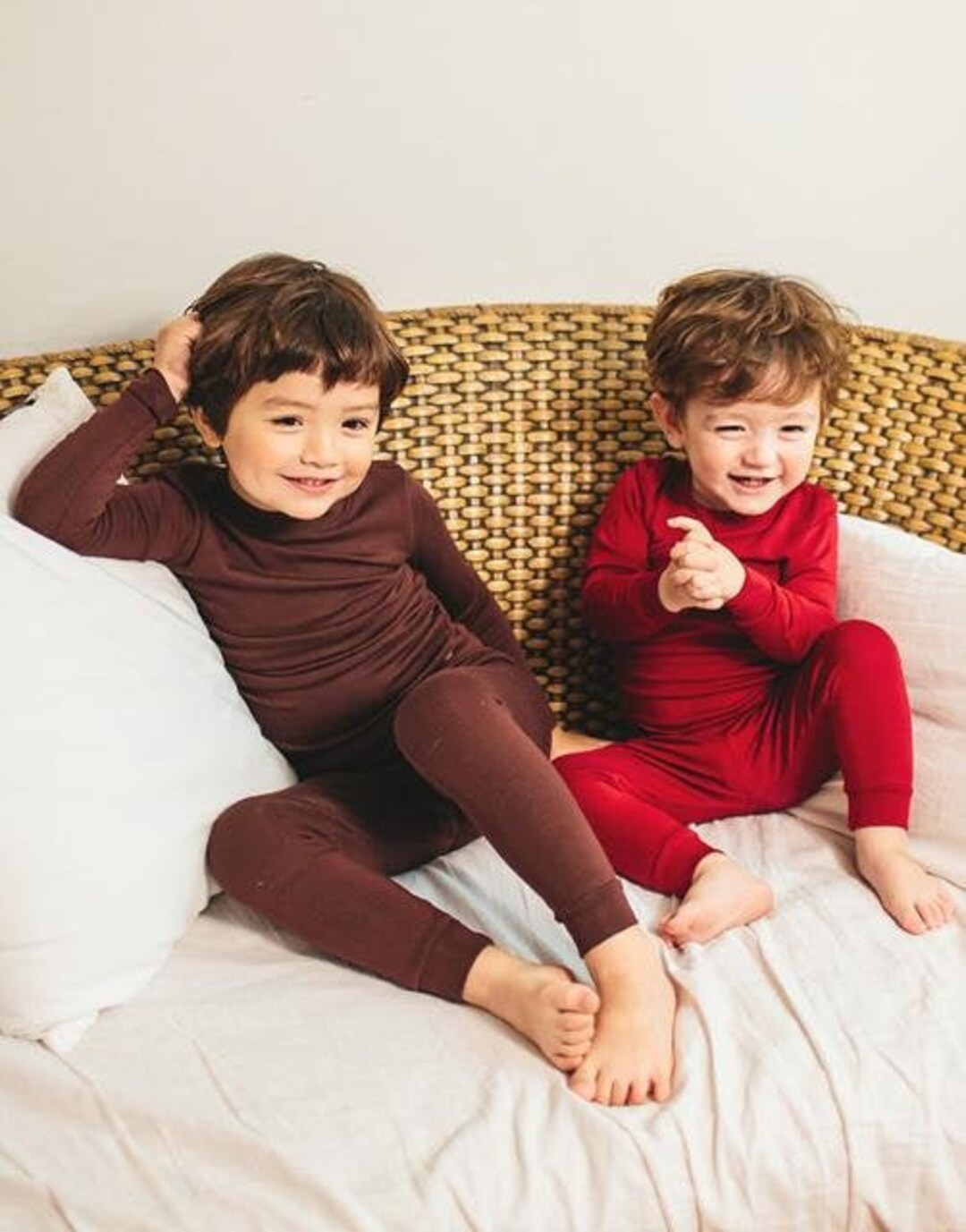 Modal Solid Color Kids Pajamas Baby Modal Pajama Set Toddler - Etsy