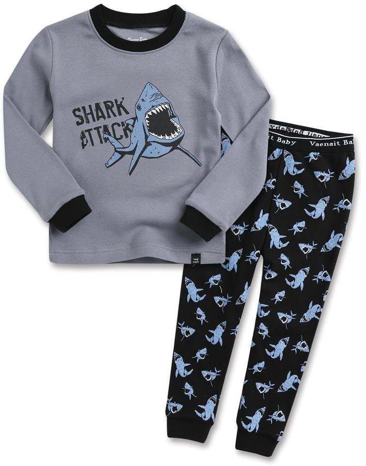 Shark Kids Pajama Set Toddler Jaws Pajamas Baby King Shark | Etsy