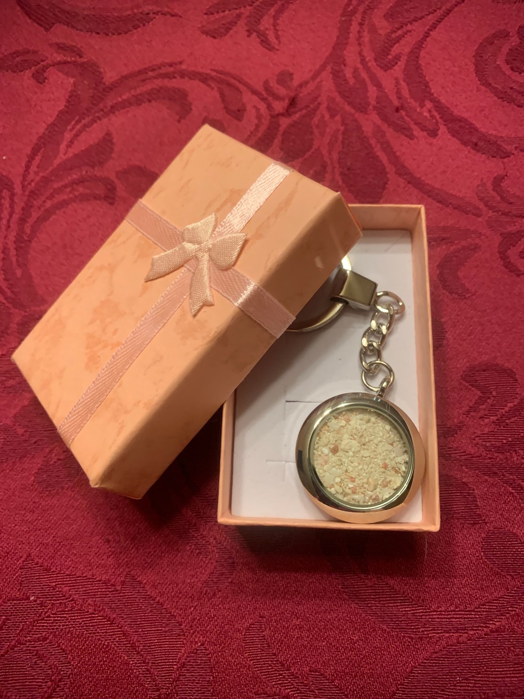 Bermuda Pink Sand Keychain - Etsy