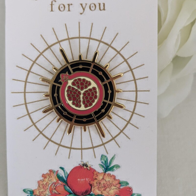 Pomegranate Pin - Etsy