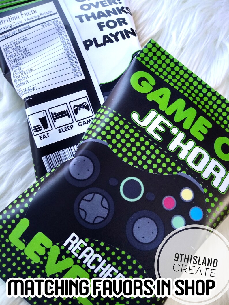 Gamer Stacked Snacks Gamer Birthday Gamer Party Gamer - Etsy
