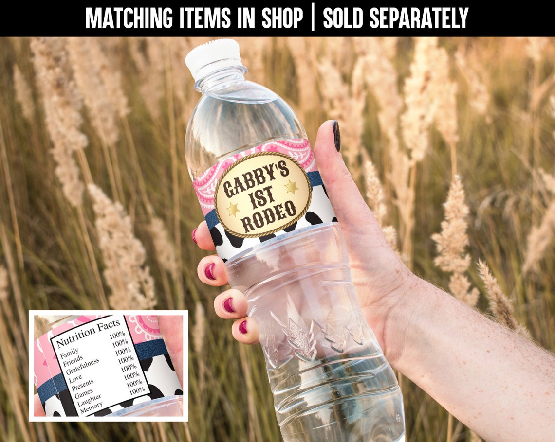 Editable Cowgirl Banner DIY Cowgirl Party Decoration - Etsy