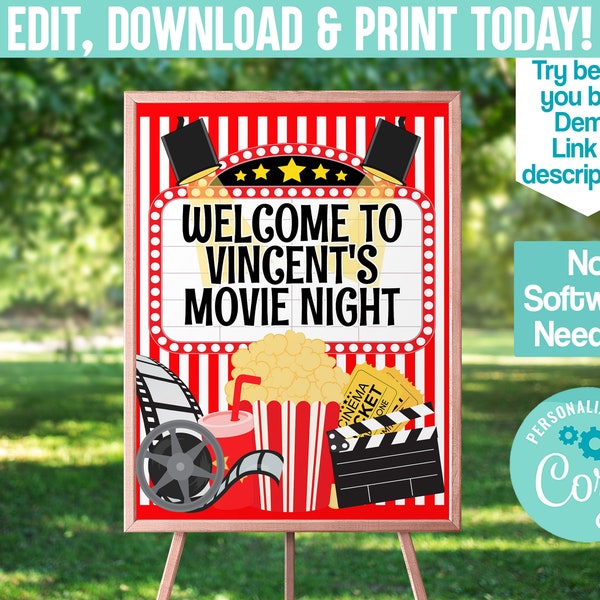 Movie Party - Etsy