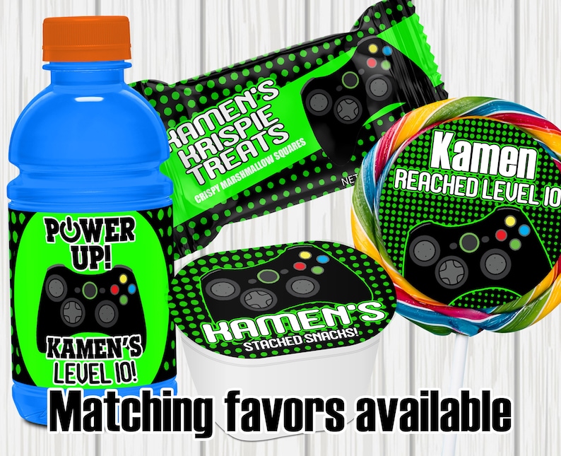 Gamer Stacked Snacks Gamer Birthday Gamer Party Gamer - Etsy