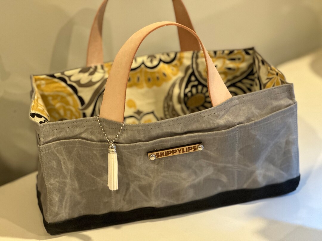 Waxed Canvas 12 Oz Project Bag maddy-bag for - Etsy