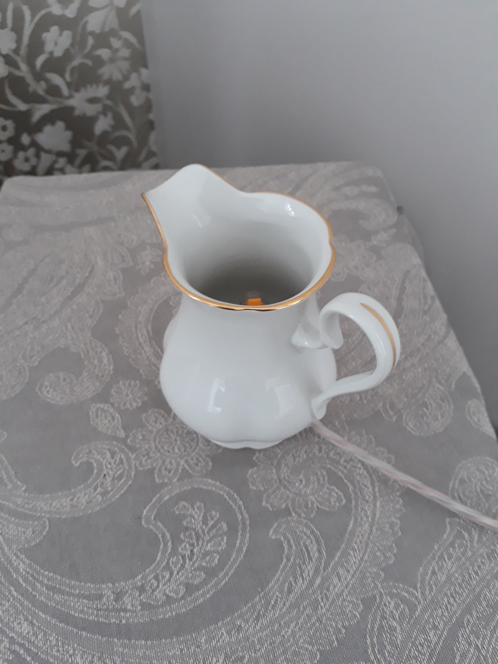 Milk Jug Lamp Plug in Bedside/table Light - Etsy