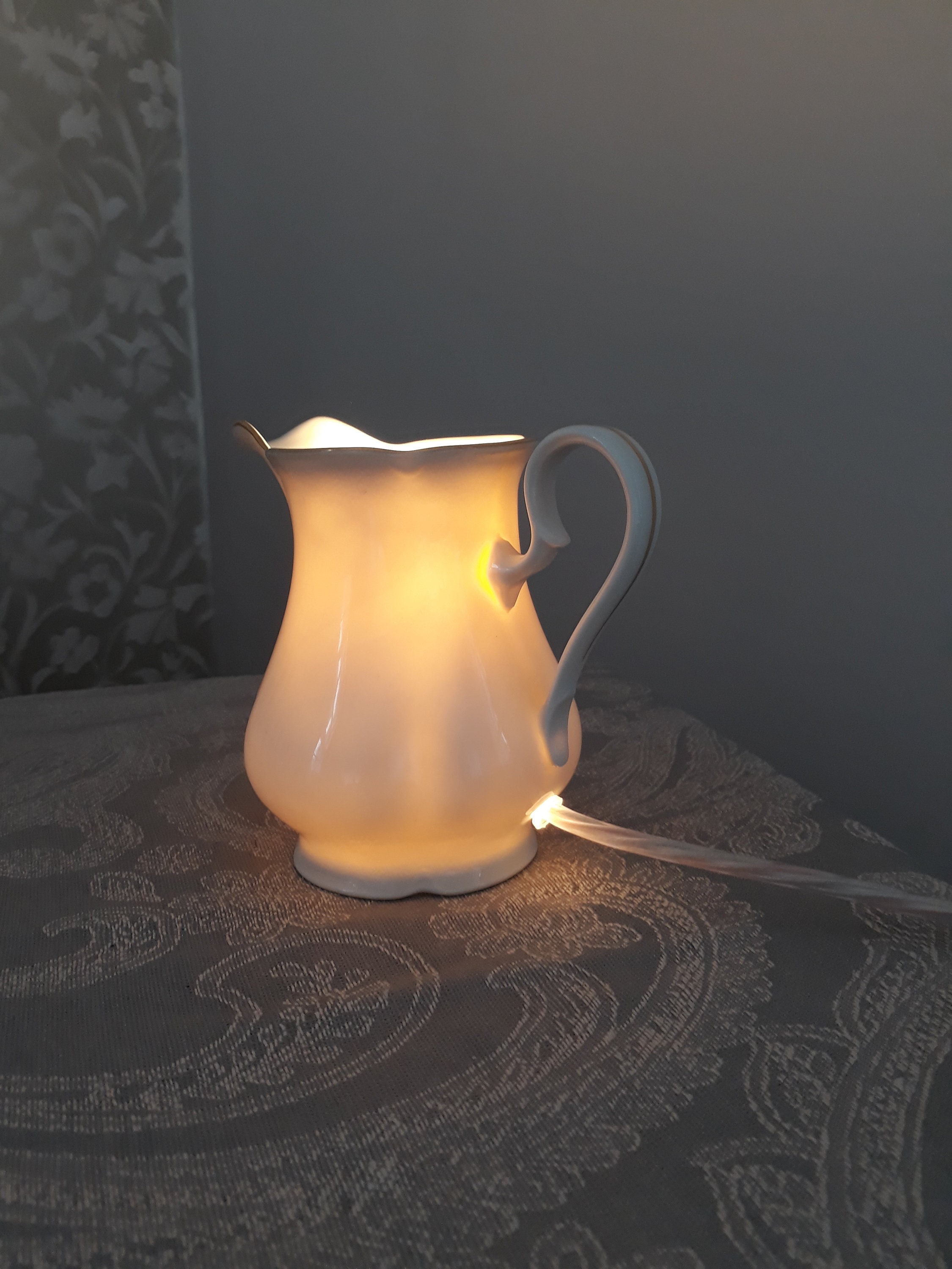 Milk Jug Lamp Plug in Bedside/table Light - Etsy