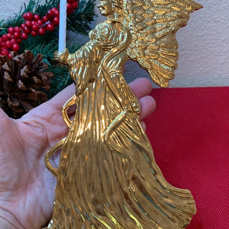 Angel Candle Holder - Etsy