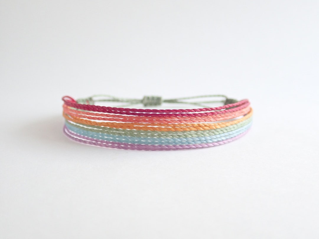 Love is Love | Macramé Bracelet, Pride, Rainbow, Lgbt, Equality, Unity ...