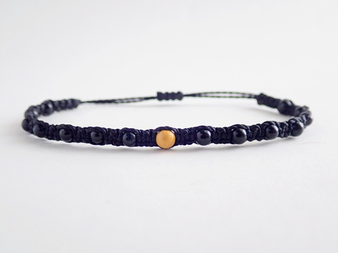 Umbreon | Macramé Bracelet, Anime Bracelet, Pokémon Bracelet, Black ...