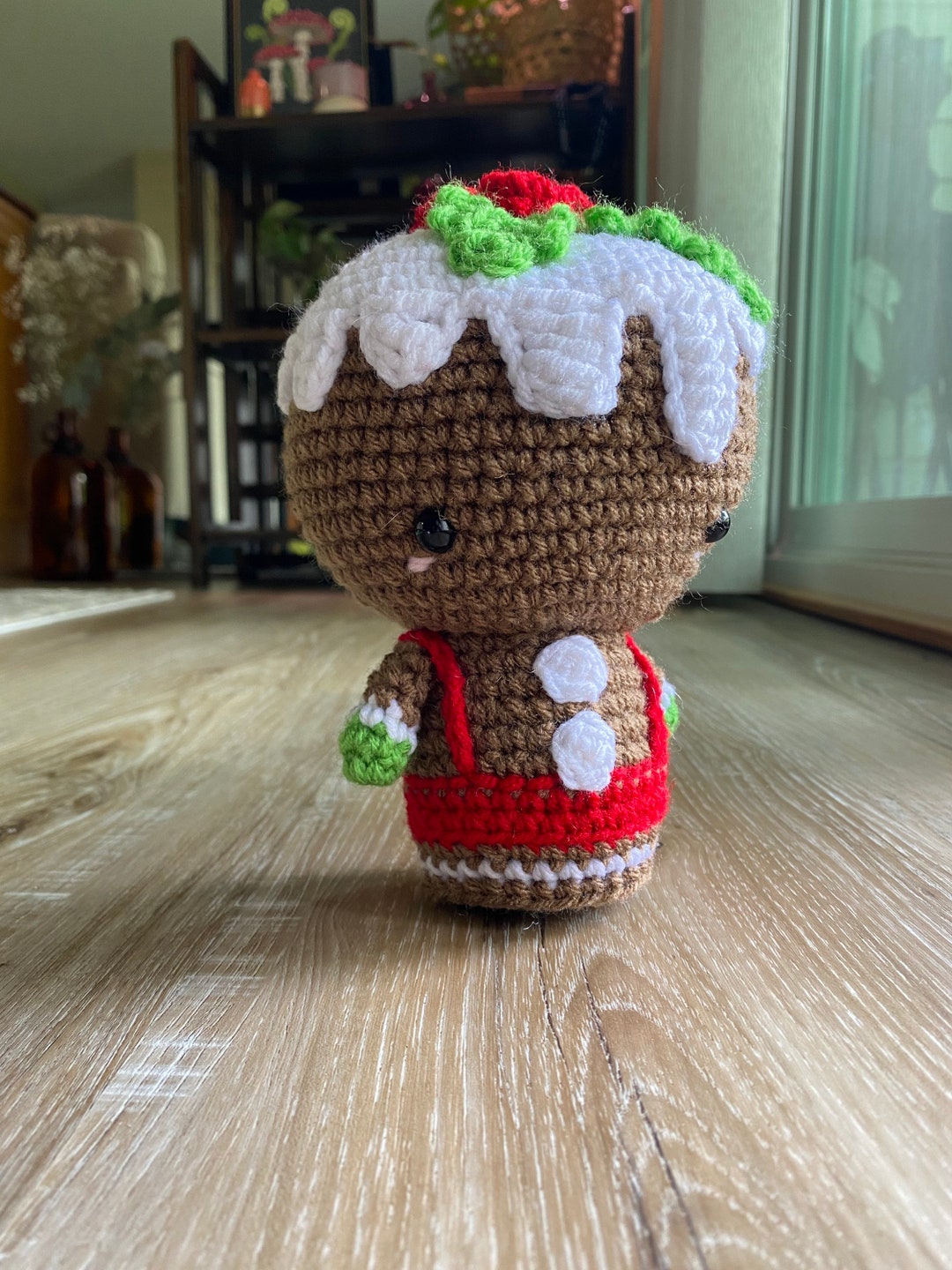Amigurumi Gingerbread Man // Gingerbread Man Doll // Christmas Plushie ...