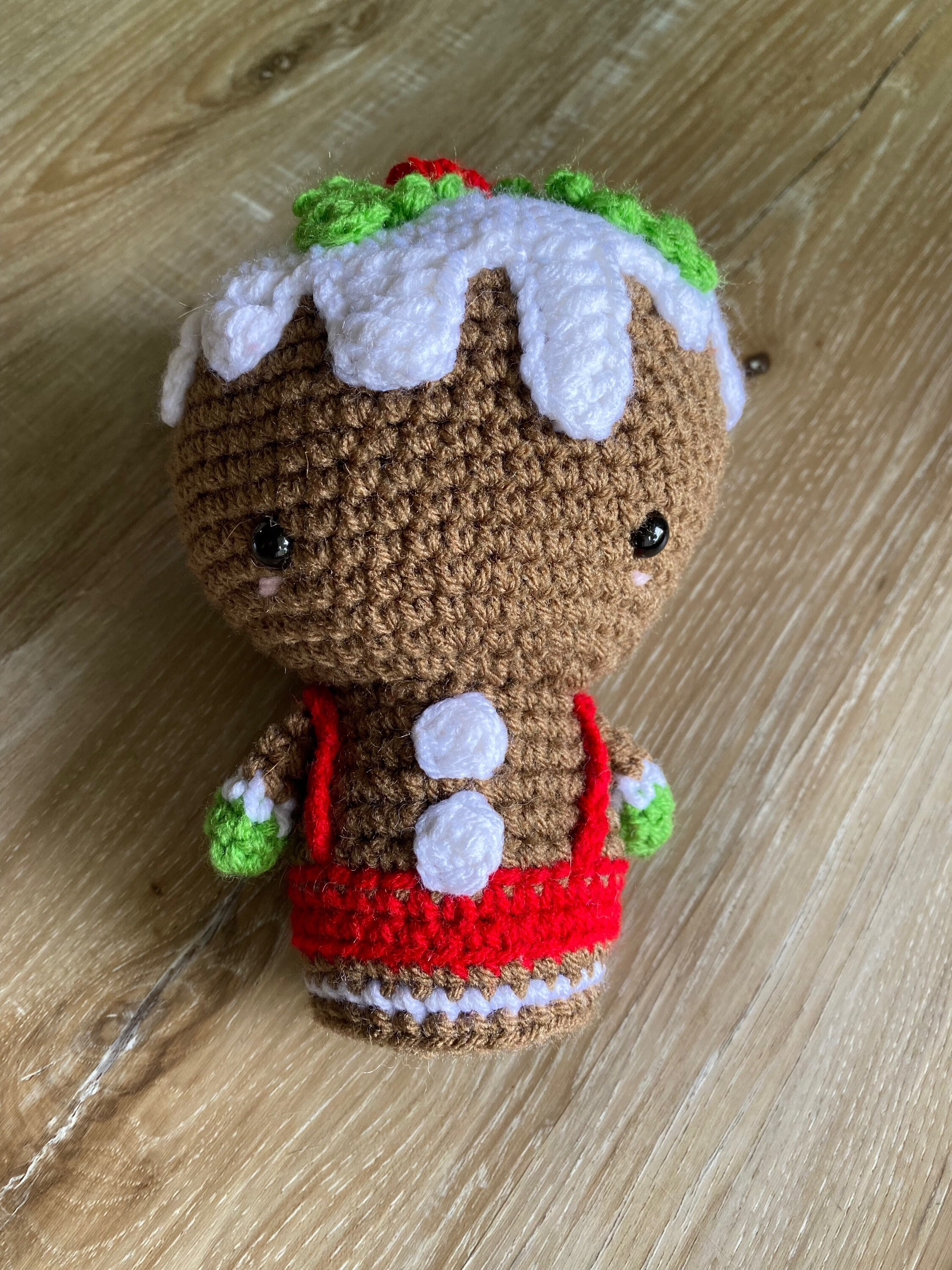 Amigurumi Gingerbread Man // Gingerbread Man Doll // Christmas Plushie ...