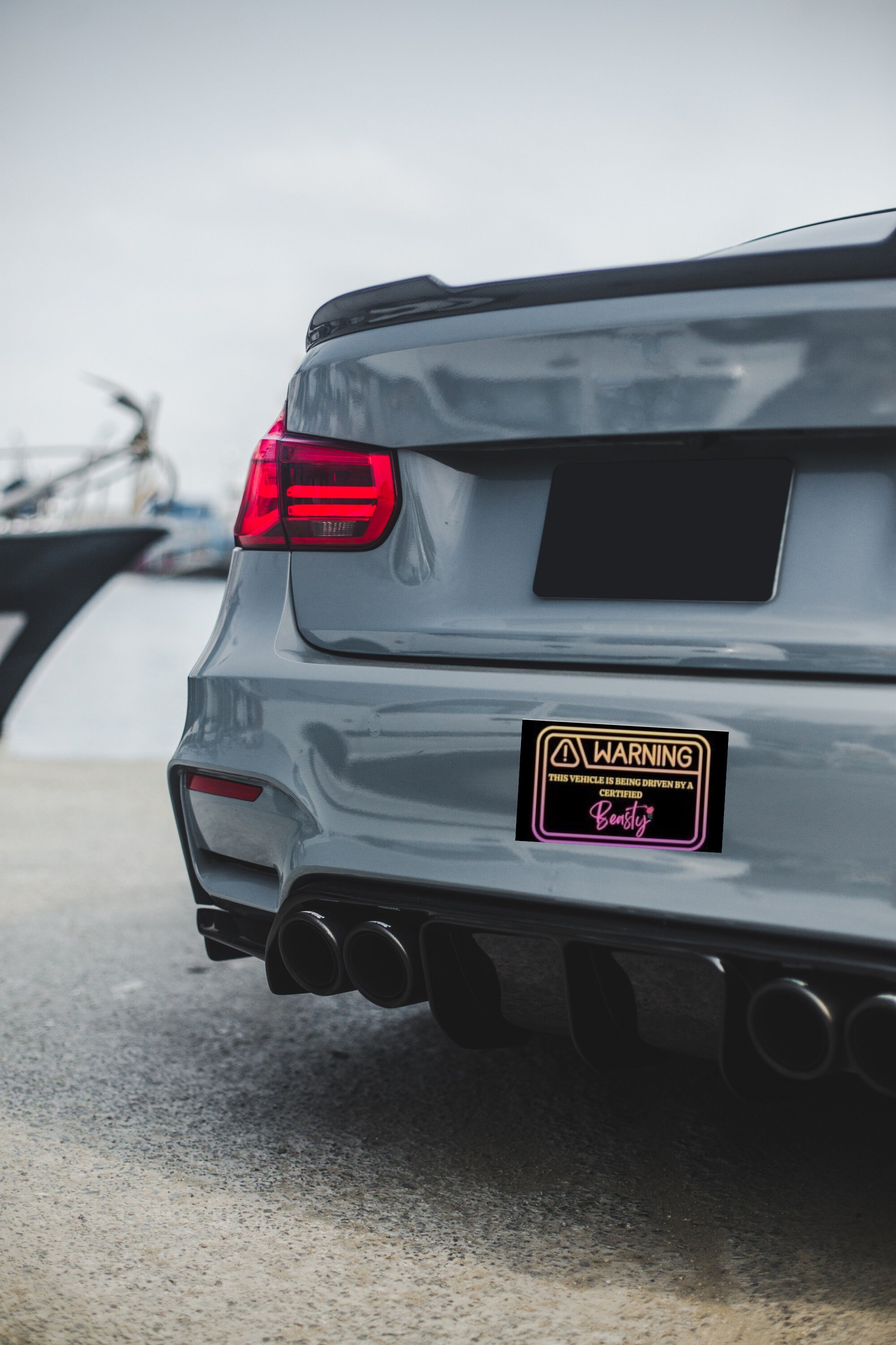 Car Warning Sticker Car Warning Sticker for Girls Car Warning Sticker ...