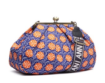 Exclusive Handmade Frame Clutch Cotton Handbag With Unique | Etsy