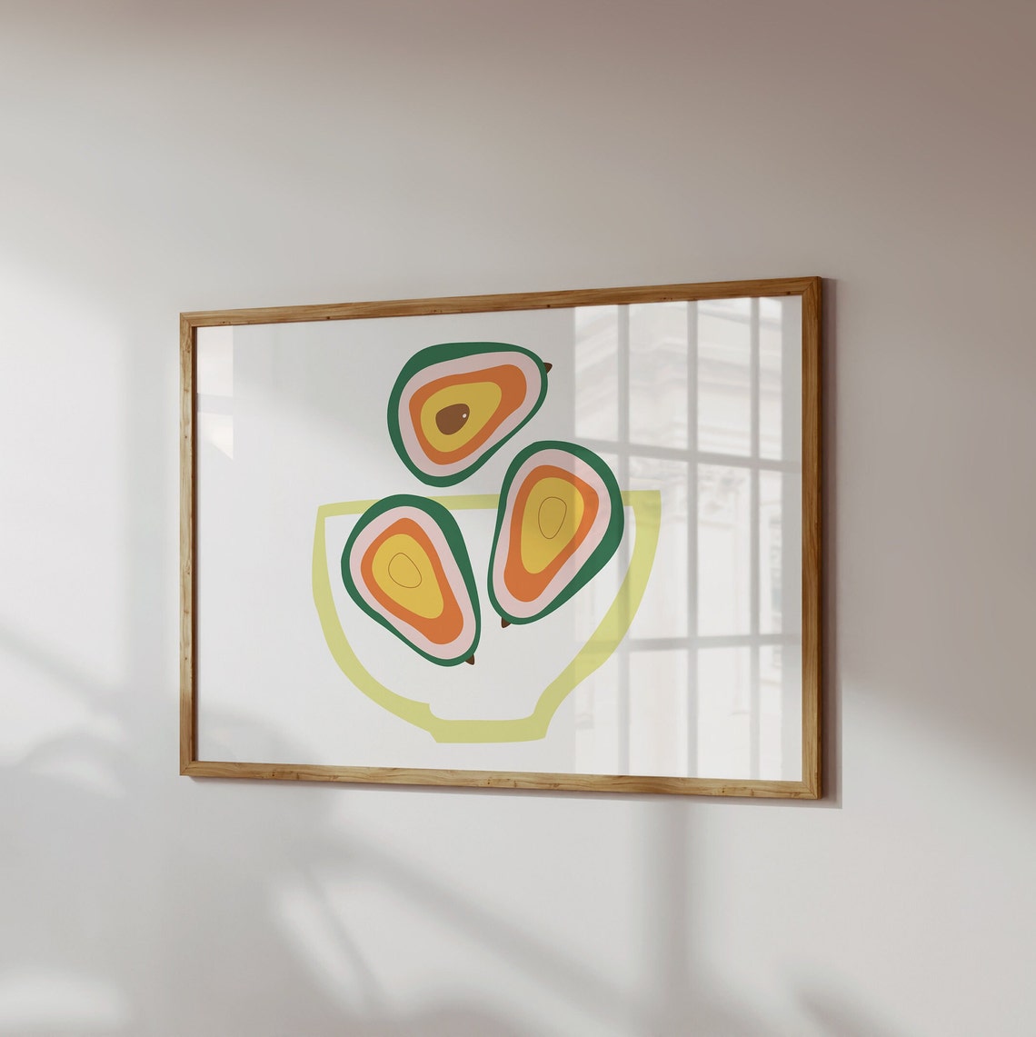 Avocado Printable, Fruit Bowl Poster, Still Life Fruit Art, Farmhouse ...