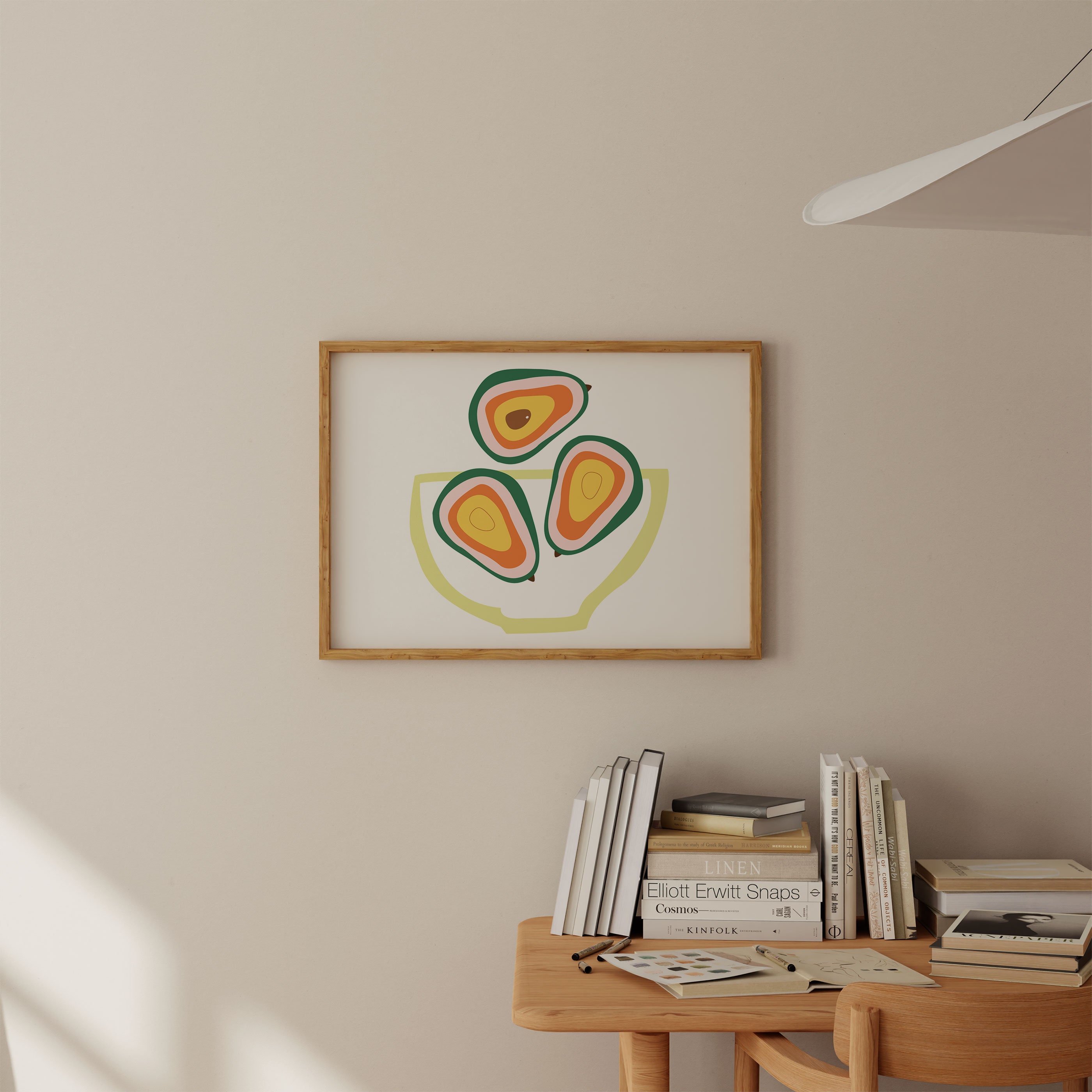 Avocado Printable, Fruit Bowl Poster, Still Life Fruit Art, Farmhouse ...