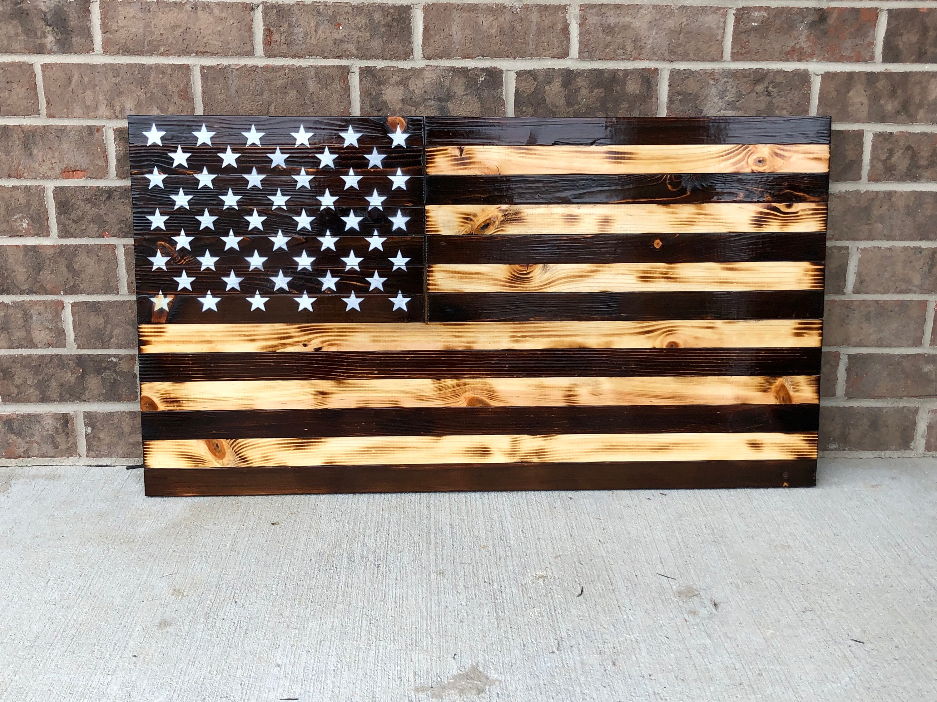 Rustic Wood subdued Flag - Etsy