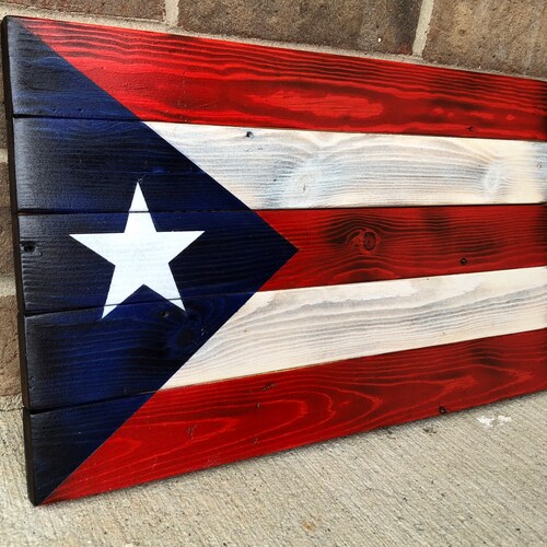Hand Painted Puerto Rican Flag Tumbler - Etsy