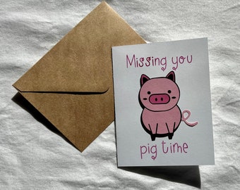 Miss You Card, Thinking of You Card, Printable Miss You Card, I Miss ...