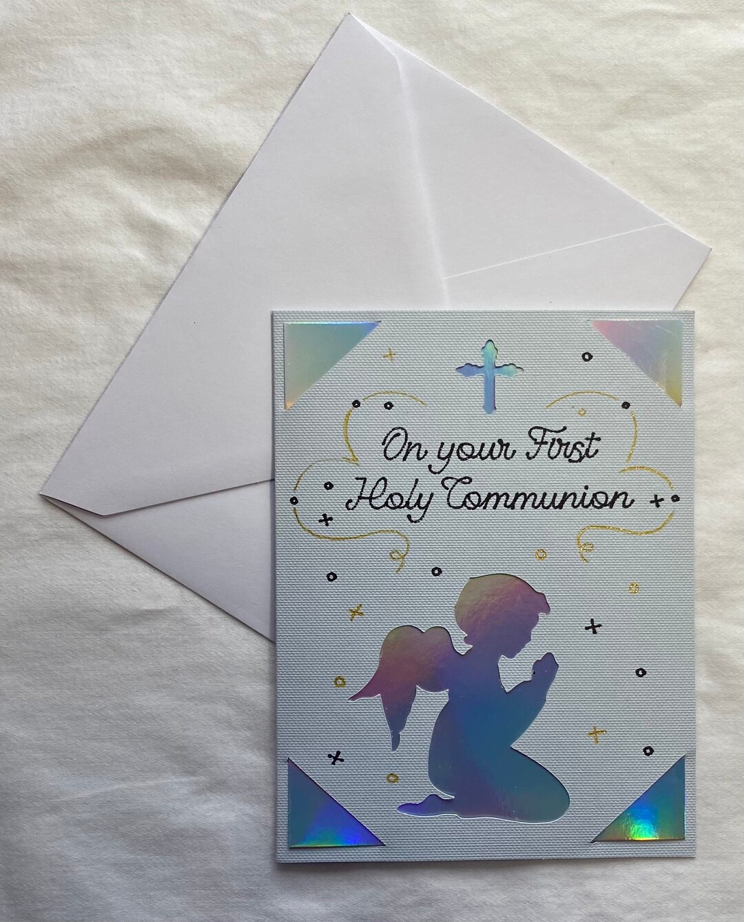 First Communion Card - Etsy