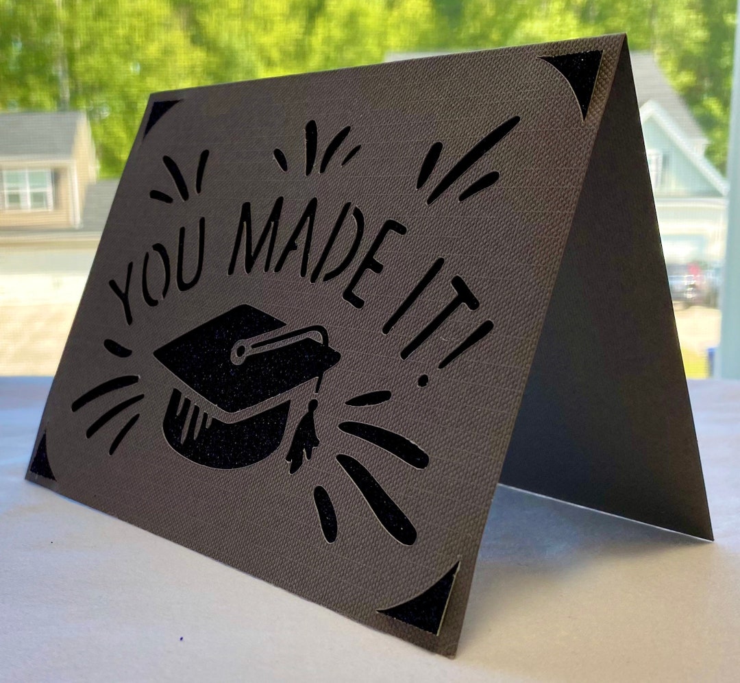 You Made It! Graduation Card - Etsy