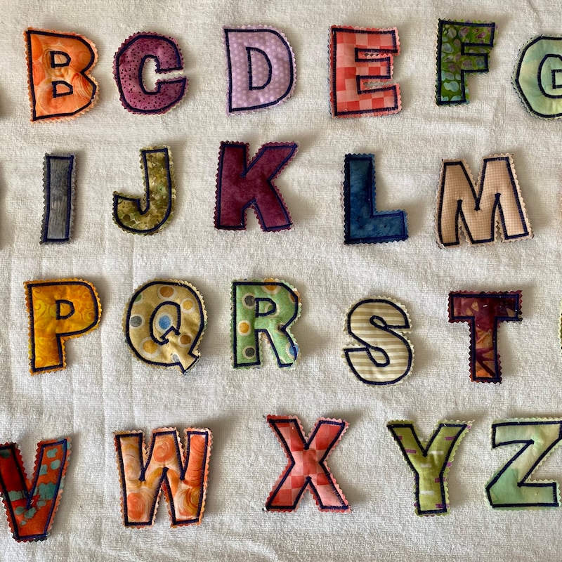 Fabric Letters - Etsy