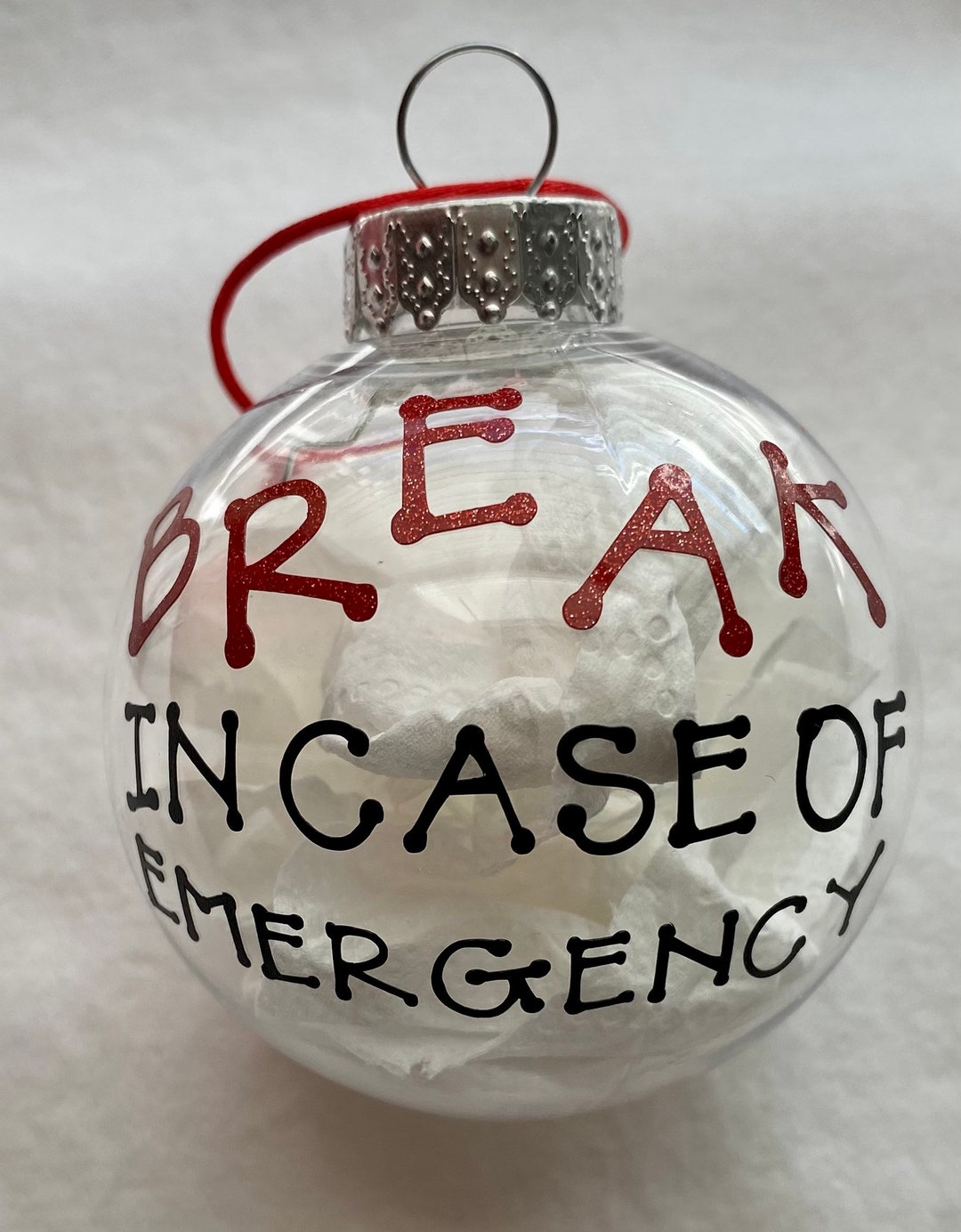 Break in Emergency Ornament - Etsy