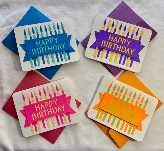 Banner Birthday Card - Etsy