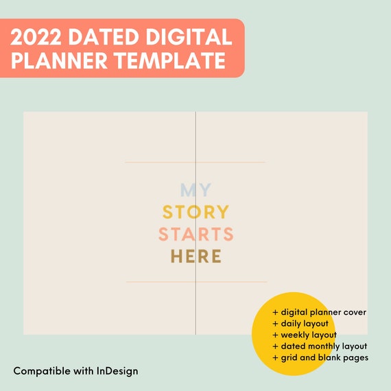 2022 Neutral Digital Planner Template Business Digital | Etsy