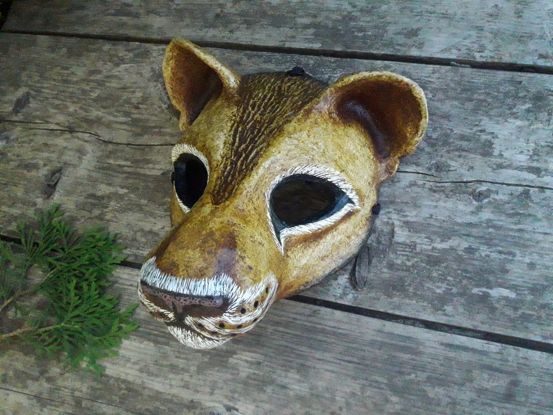 Lioness Mask for Women. Paper Mache Masquerade Mask. Animal Mask - Etsy
